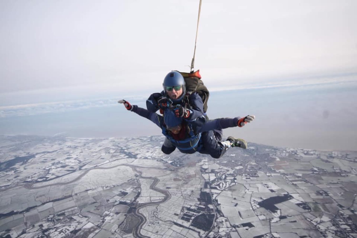 Winter Skydiving at UKP - UK Parachuting